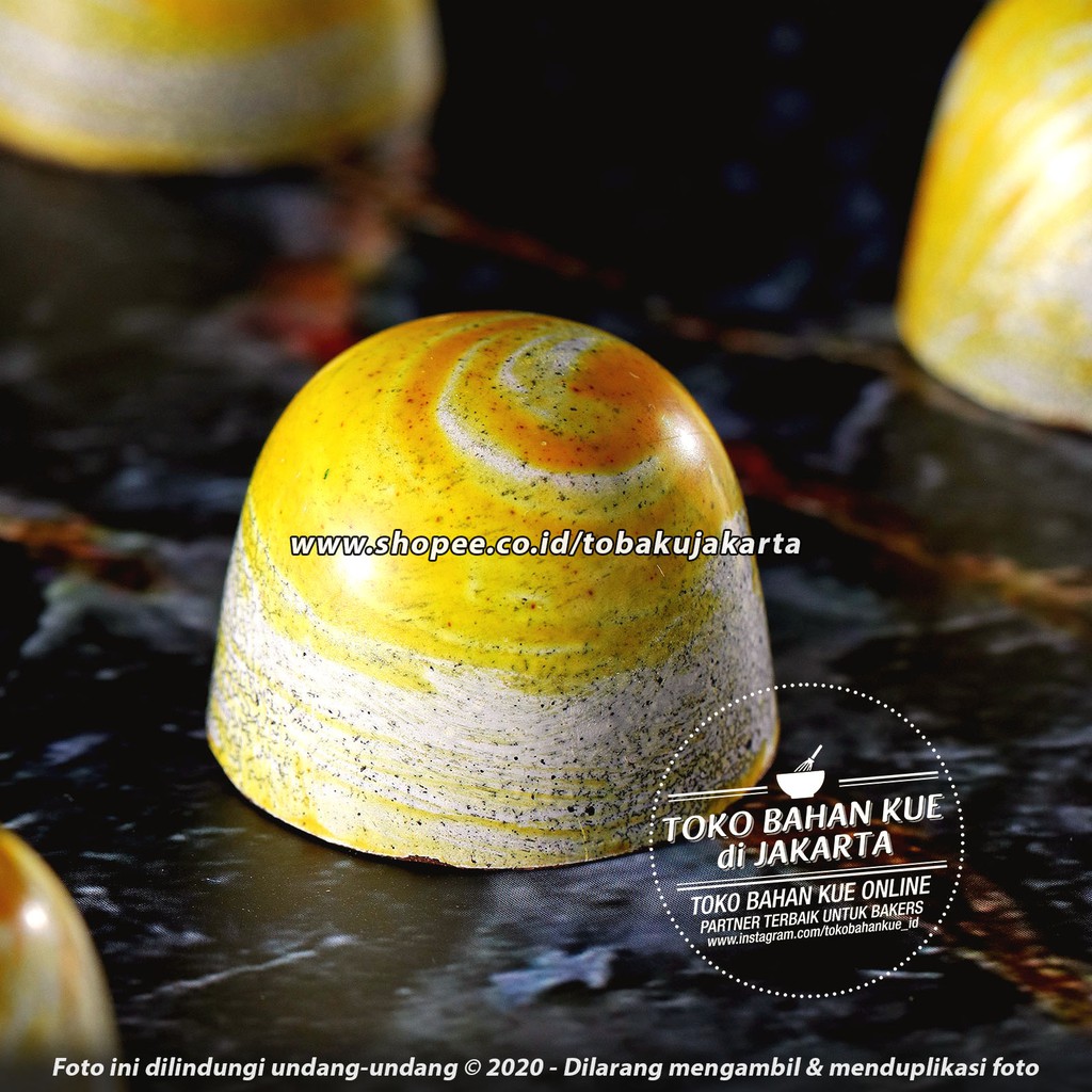 Jual Pure Cocoa Artisan Chocolate Coloring YELLOW Cocoa Butter Pewarna ...