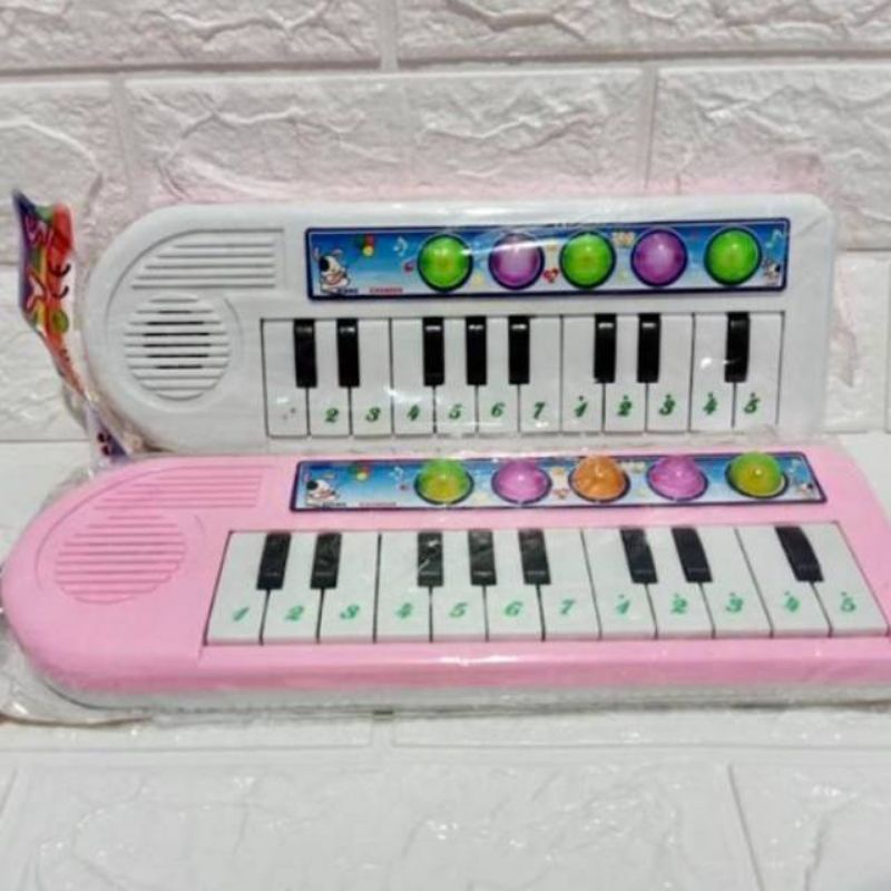 Jual Mainan Anak Piano Musik Organ Tunggal Panjang Nyala | Shopee Indonesia