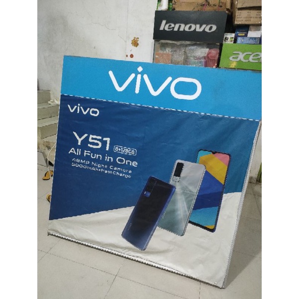 Jual Neon box dinding Vivo ukuran P1,5Meter L 1,5Meter (second ...