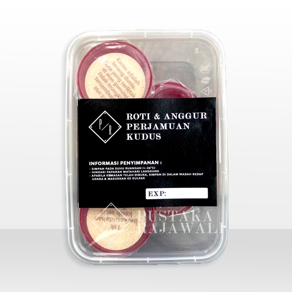 Jual Hosti & Anggur Perjamuan Kudus : 1 Pak isi 5 set | Shopee Indonesia