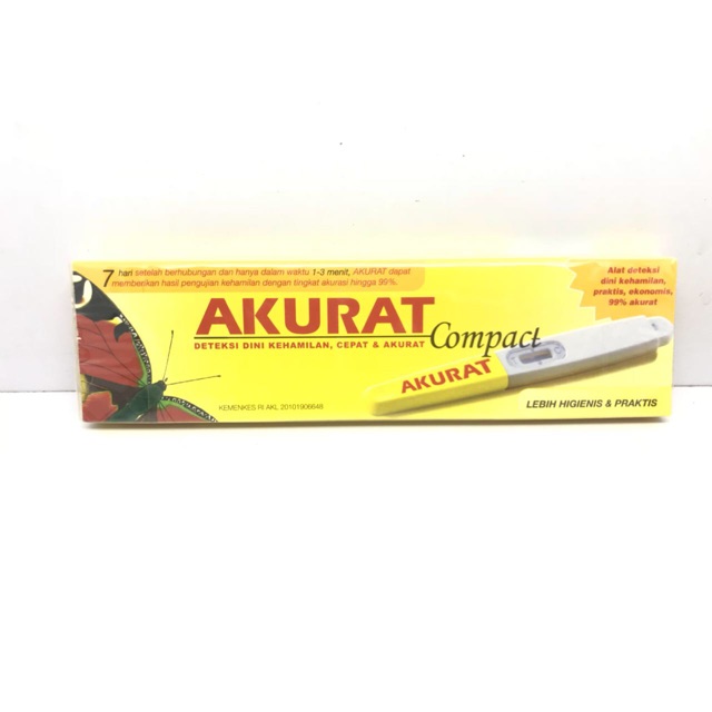 Jual ALAT UJI KEHAMILAN AKURAT COMPACT HCG TESTPACK TESTPEK | Shopee ...
