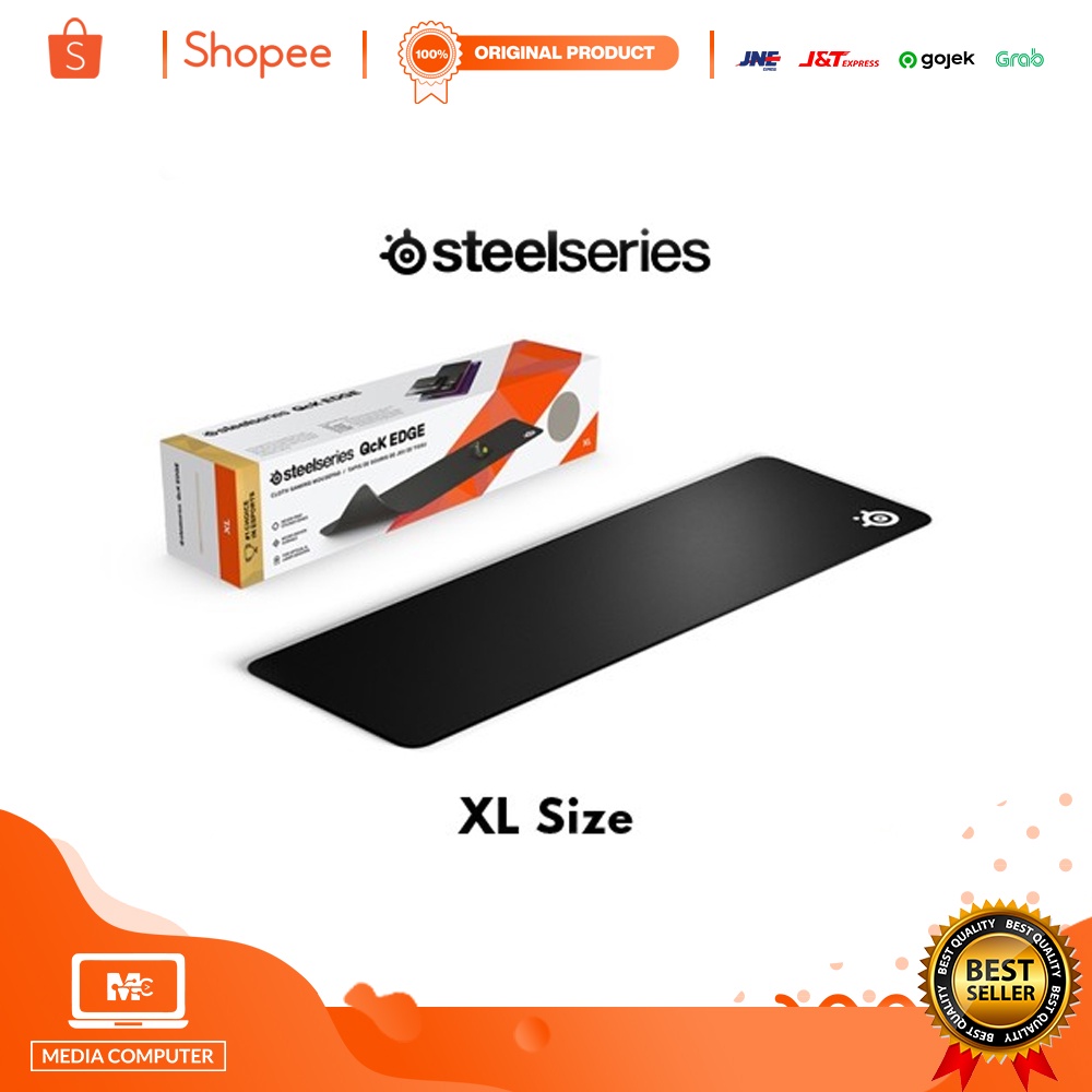 Jual Mousepad Gaming Steelseries QcK EGDE XL 900 x 300 x 2mm | Shopee ...