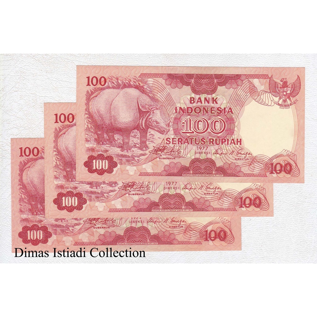 Jual Uang Kuno 100 Rupiah 1977 Badak | Shopee Indonesia