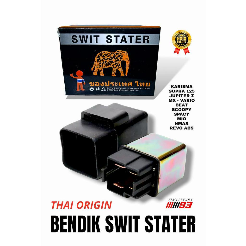 Jual BENDIK SWITCH SWIT RELAY STARTER STATER - KARISMA SUPRA 125 REVO ...