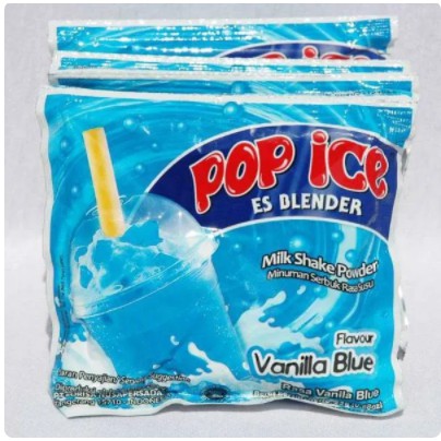 Jual Pop Ice Vanilla Blue 10 s/ 25 g | Shopee Indonesia