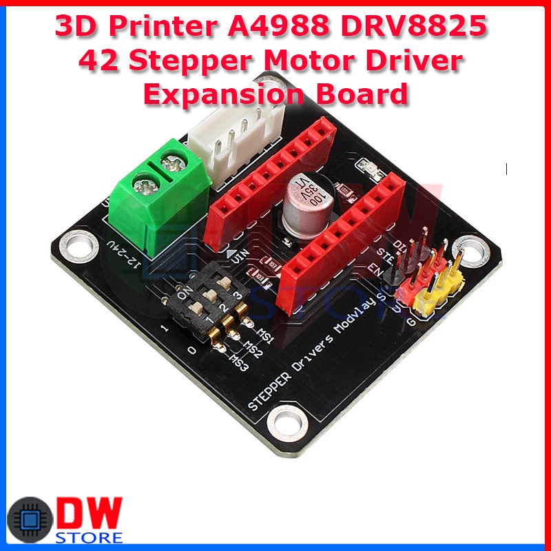Jual 3D Printer A4988 DRV8825 8825 42 Stepper Motor Driver Expansion ...