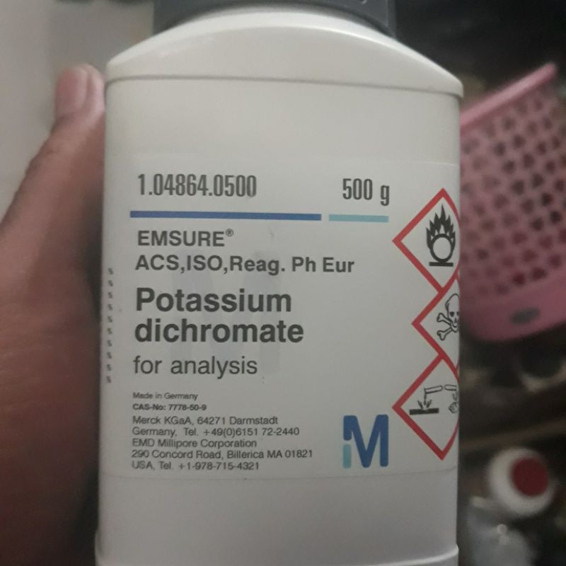 Jual POTASSIUM DICHROMATE FOR ANALYSIS EMSURE | Shopee Indonesia