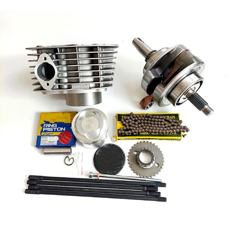 Jual Paket bore Struk up Bandul askruk langkah 66 70 68 72 74 250cc CB GL MP tiger | Shopee ...