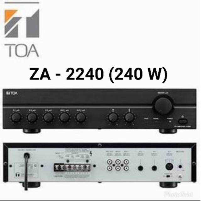 Jual Amplifier TOA ZA - 2240 (240 W) | Shopee Indonesia