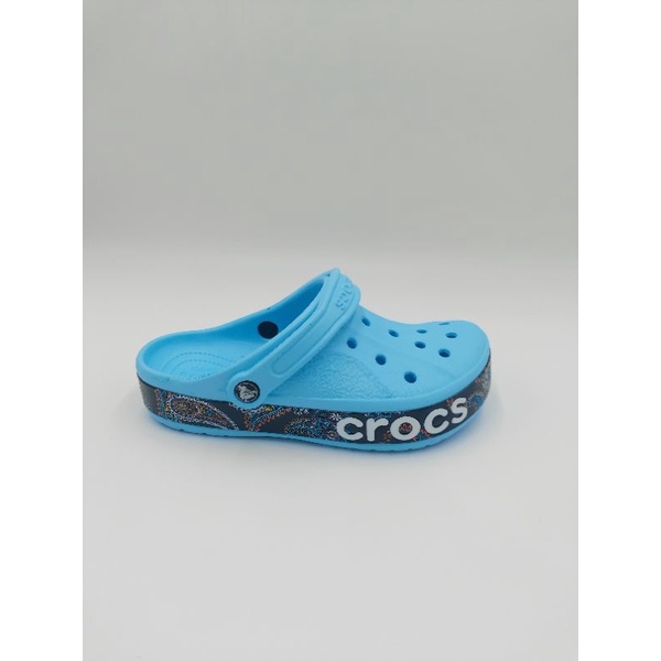 Jual crocs Baya band clog graphic / sendal Crocs pria wanita baya motif ...