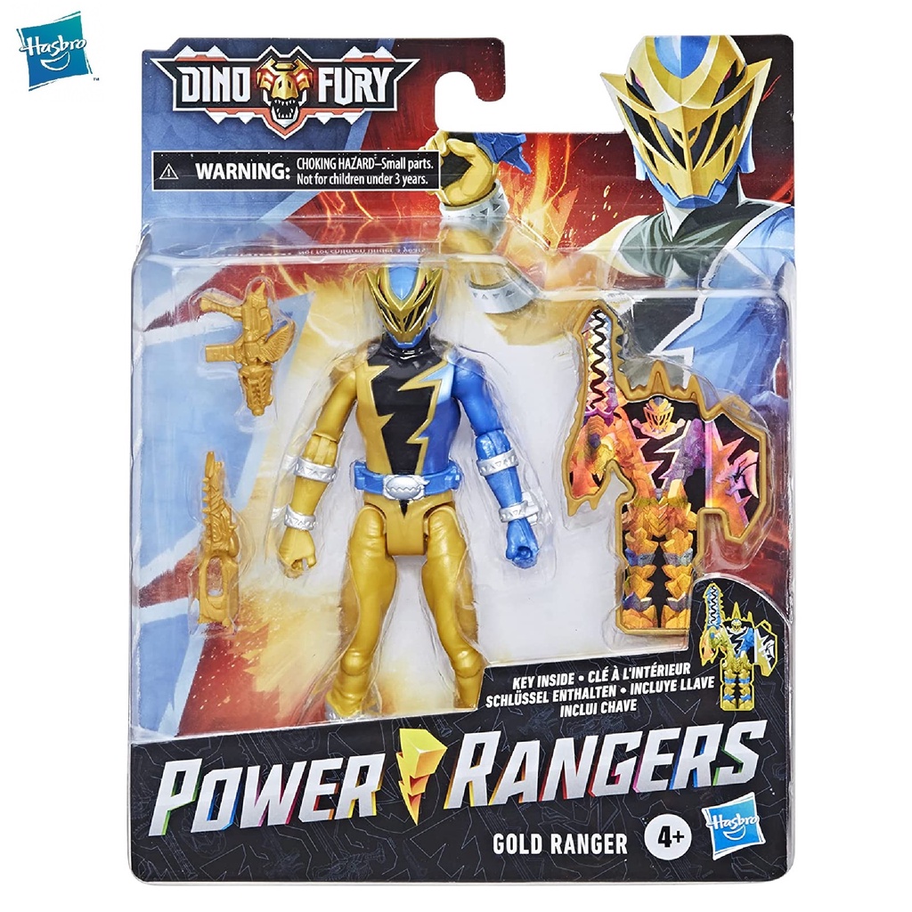 Jual POWER RANGERS Dino Fury 6-Inch Gold Ranger Action Figure | Shopee ...