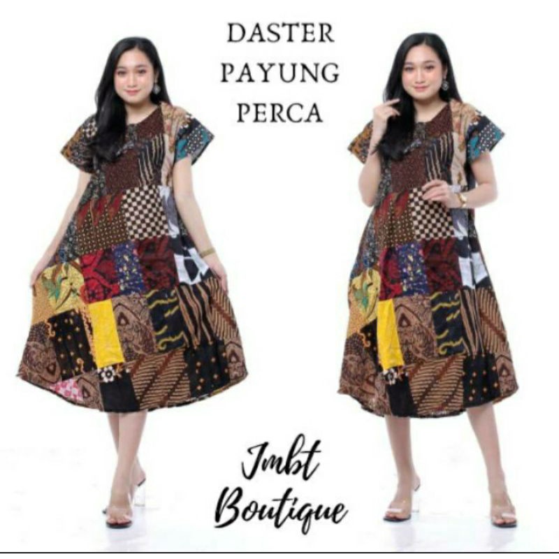 Jual Daster Payung Perca Lengan Pendek Bumil Daster Batik Fashion ...
