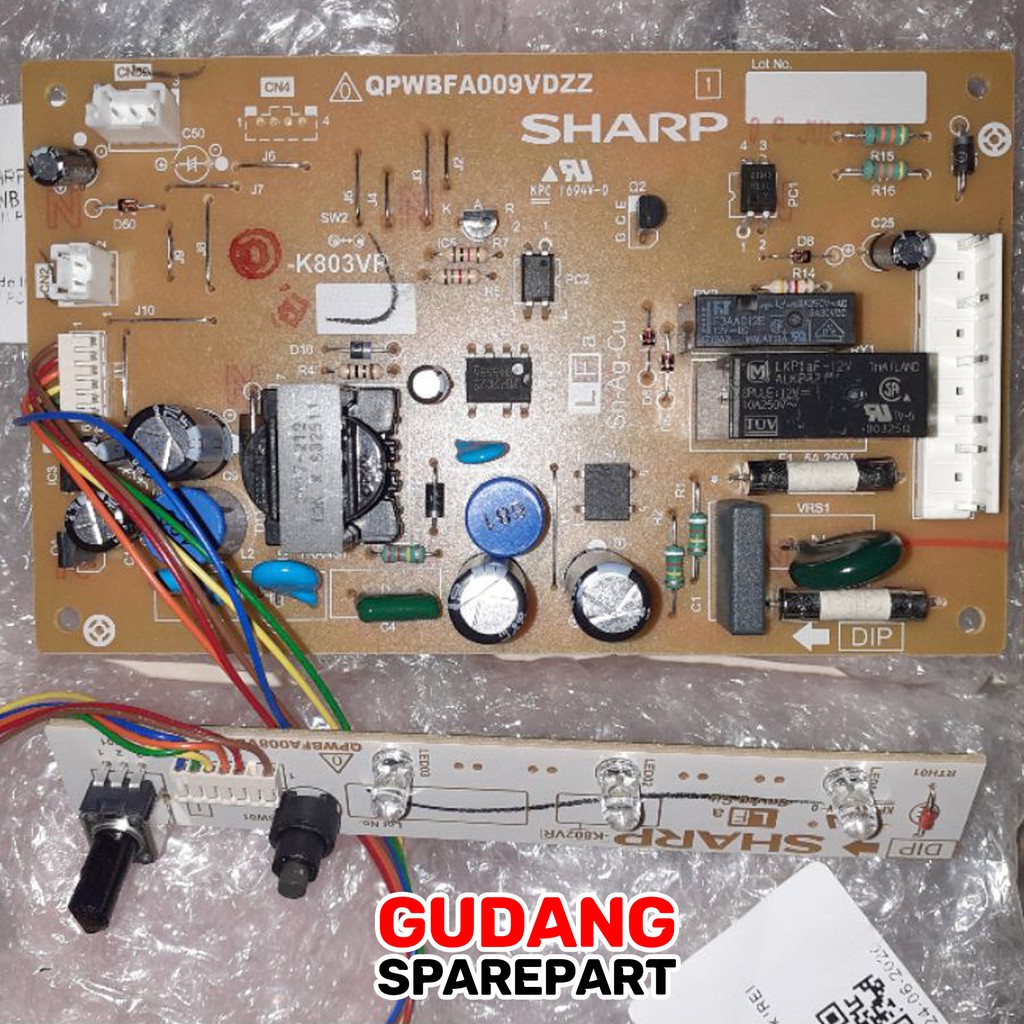 Jual Modul pcb kulkas sharp 2 pintu BIG KIREI PLASMA CLUSTER ORIGINAL ...