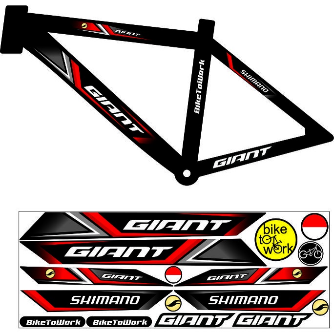 Jual STRIPING / DECAL VARIASI SEPEDAH MOTIP SIMPLE UNIVERSAL SIMPLE ...