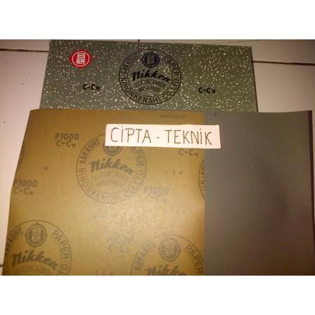 Jual Amplas Kertas Nikken Grit 1000 Asli Japan Grit1000 Duco Tahan Air ...