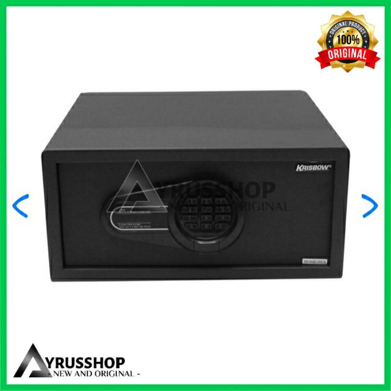 Jual Brankas Besi Digital Hotel Safe/Krisbow/Black/Safety Box/Rumah ...