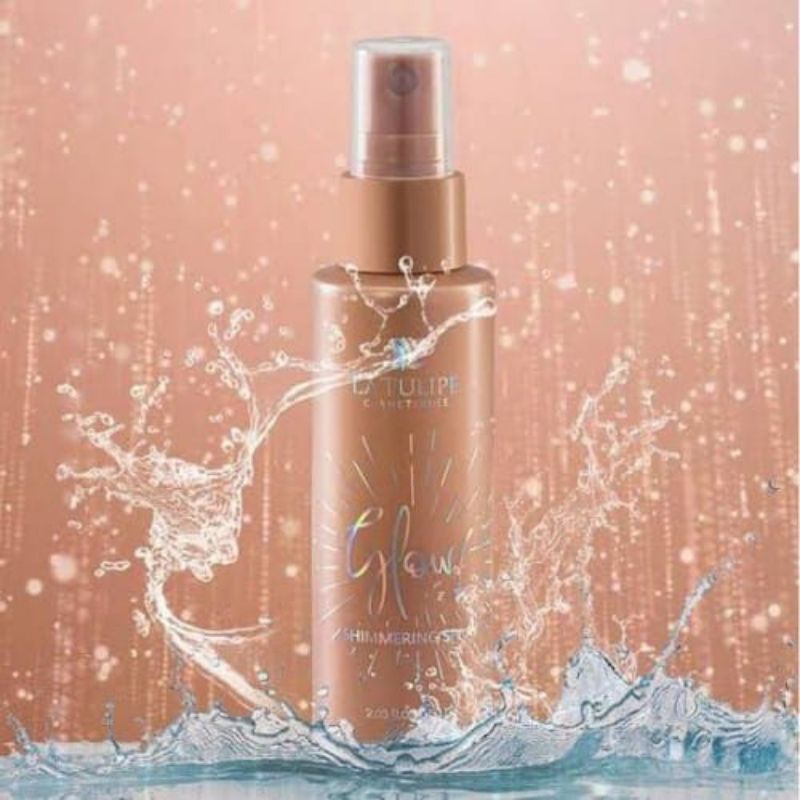 Jual La Tulipe Glow Shimmering Spray 60ml | Shopee Indonesia