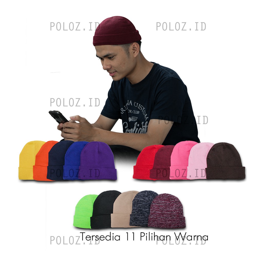 Jual KUPLUK PRIA TOPI KUPLUK RAJUT PRIA KUPLUK POLOS TOPI KUPLUK RAJUT ...