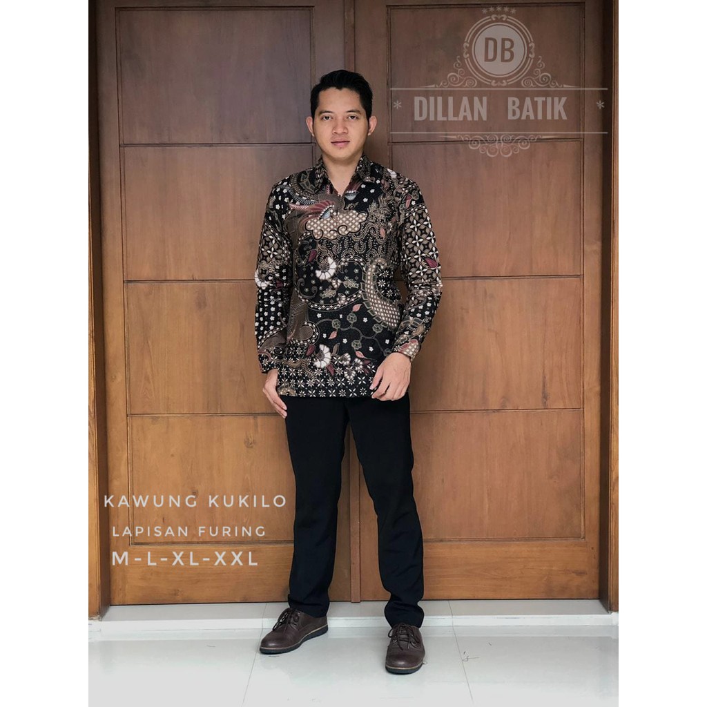 Jual KAWUNG KUKILO DILLAN KEMEJA BATIK PRIA SOLO LENGAN PANJANG PENDEK ...