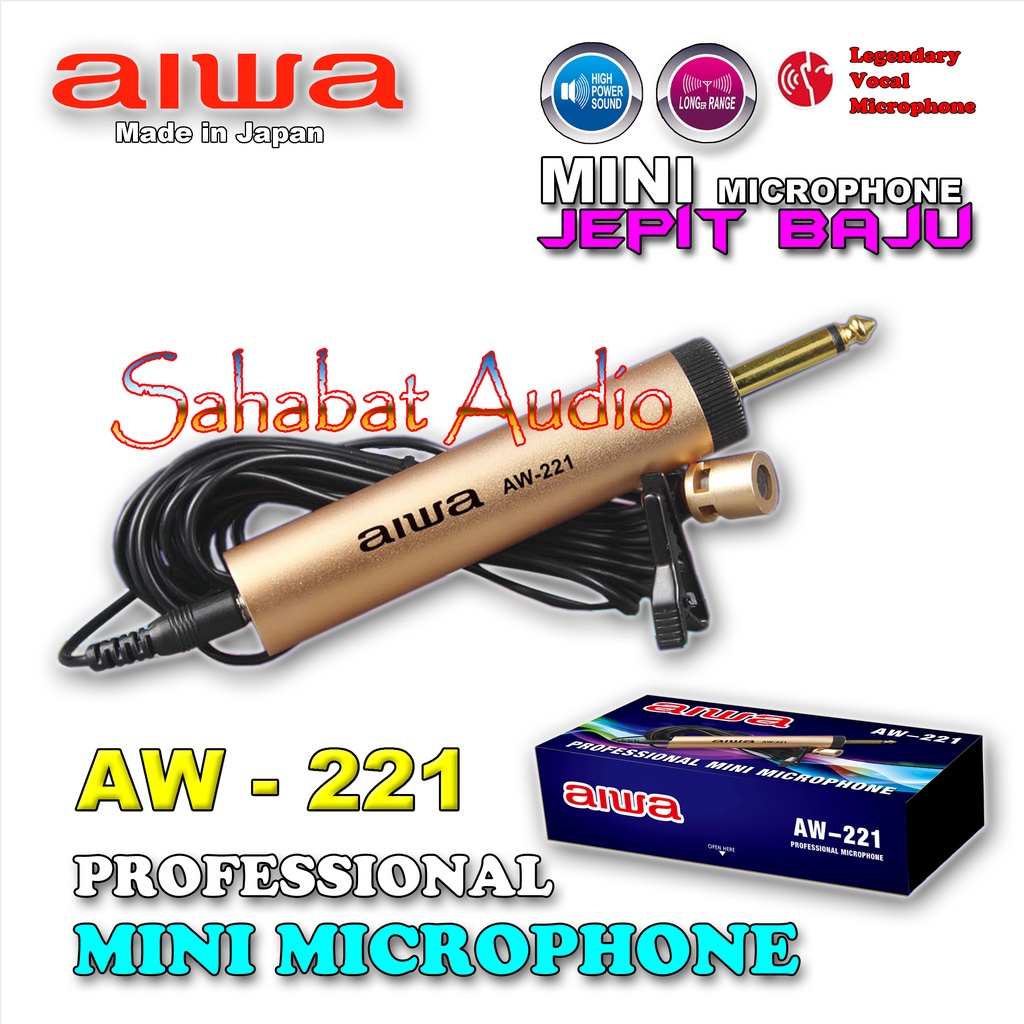 Jual Mic Jepit Baju SN 33 / Mic Jepit SN-33 / Microphone Condensor Clip ...