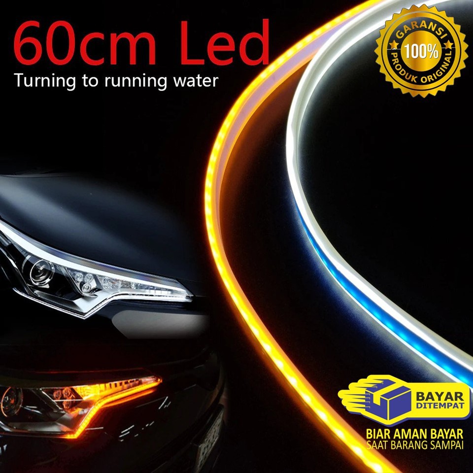 Jual LED DRL FLEKSIBLE LED DRL FLEXIBLE 60 CM SLIM WATERPROOF SIGN ...