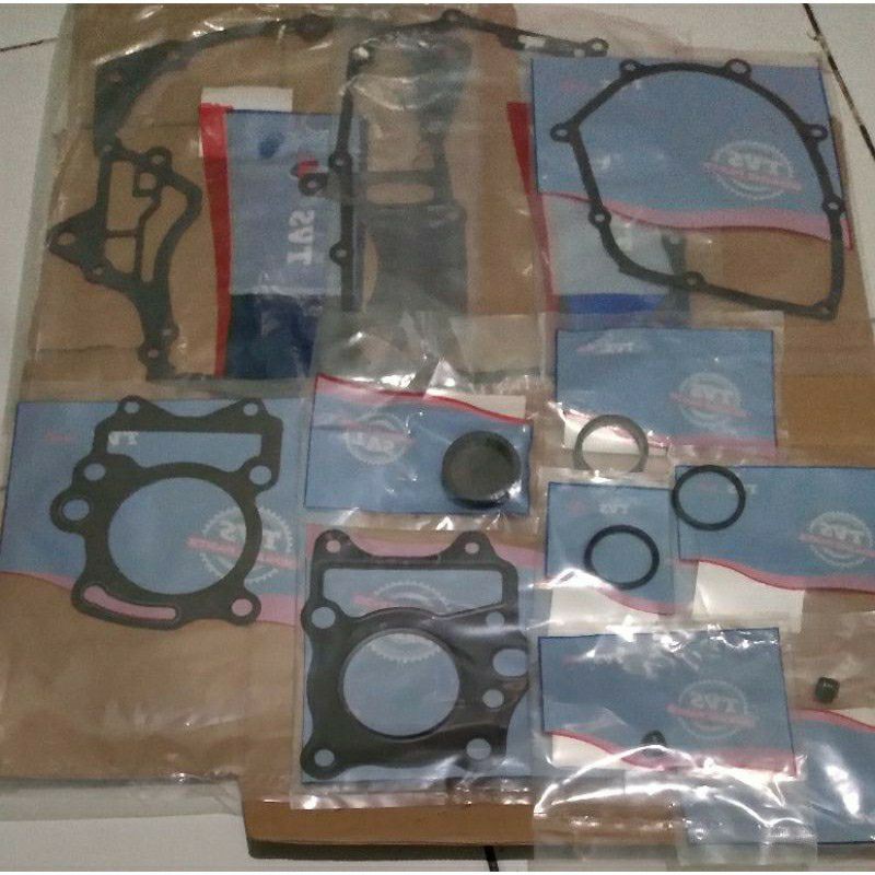 Jual PAKING PACKING GASKET FULLSET TVS ROCKZ 125 ORIGINAL | Shopee Indonesia
