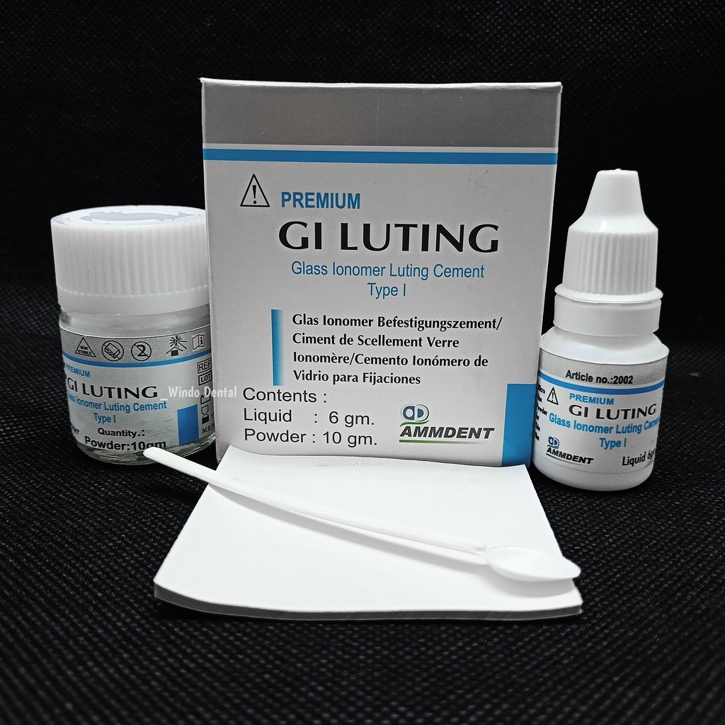 Jual DENTAL GIC GLASS IONOMER LUTING CEMENT serupa FUJI 1 / GI LUTING ...