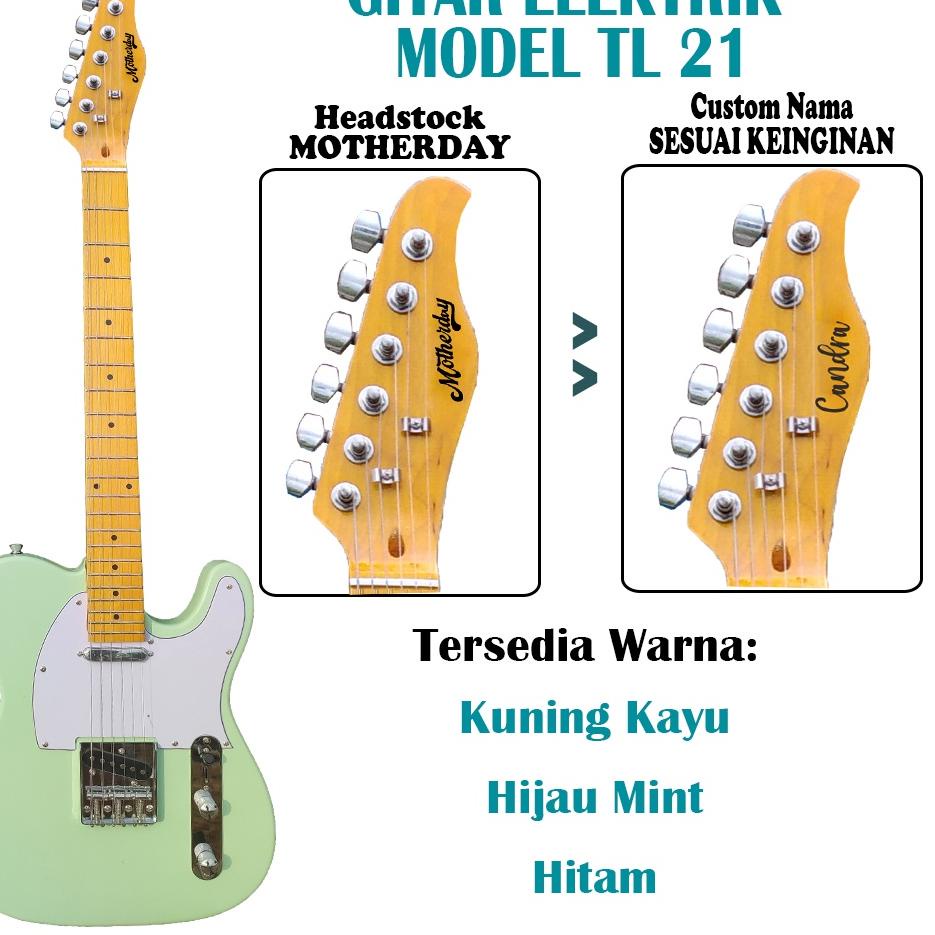 Jual Gitar Elektrik Original Motherday Free Packing kayu dan FREE EFEK ...