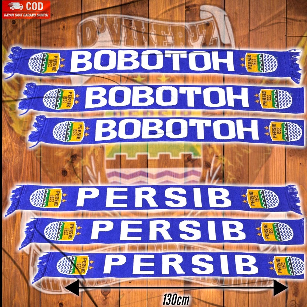 Jual Syal persib bobotoh viking ukuran sedang bolak balik 130x13cm ...