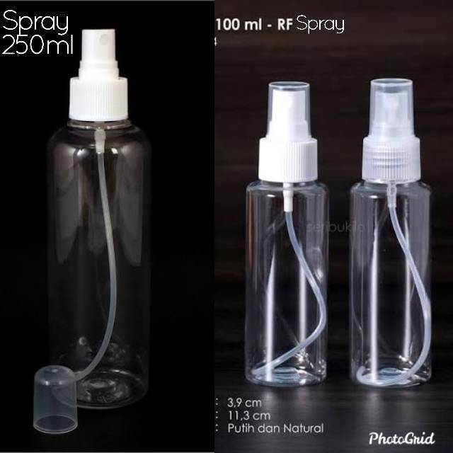Jual botol spray 100 ml 250 ml 250ml Botol untuk wadah etanol ethanol ...