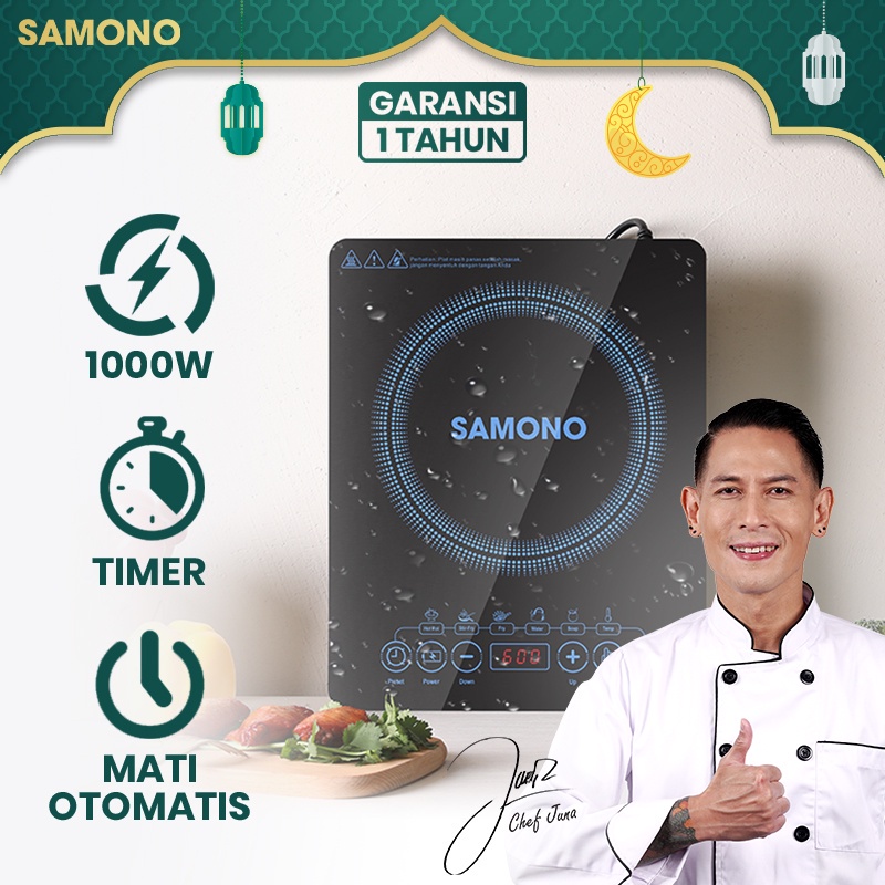 Jual Samono 1000W 600W Smart Kompor Induksi Listrik Layar Sentuh ada ...