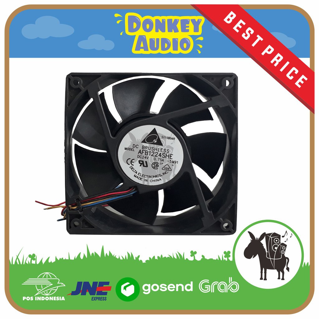 Jual Kipas DC 24V 12x12 CM Fan DC 24 Volt Kipas Pendingin Elektronik | Shopee Indonesia