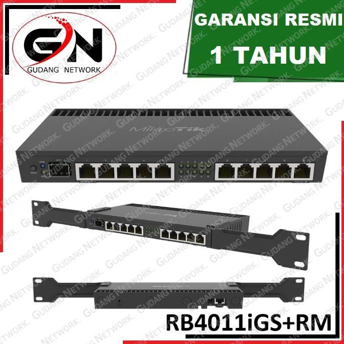 Jual Mikrotik Router indoor RB4011iGS+RM / RB4011 / mikrotik rb4011 ...