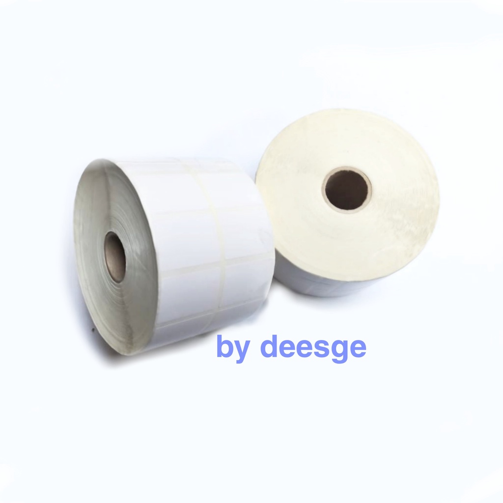 Jual Label Barcode Semicoated Uk. 35 x 25 mm 2 Lines Core 1 Inch ...
