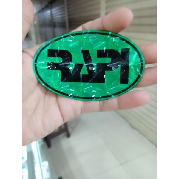 Jual stiker rapi 3D/stiker logo rapi | Shopee Indonesia