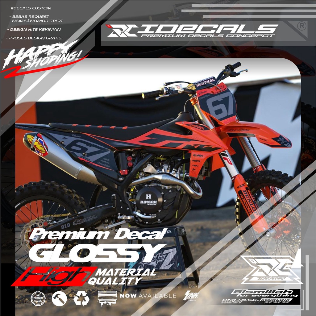 Jual 0017 pai sticker decal fulbody ktm desain custom | Shopee Indonesia