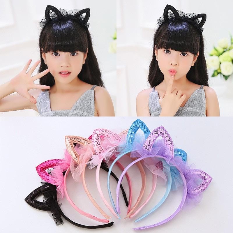 Jual BANDO RAMBUT ANAK MODEL TANDUK MOTIF RENDA | Shopee Indonesia