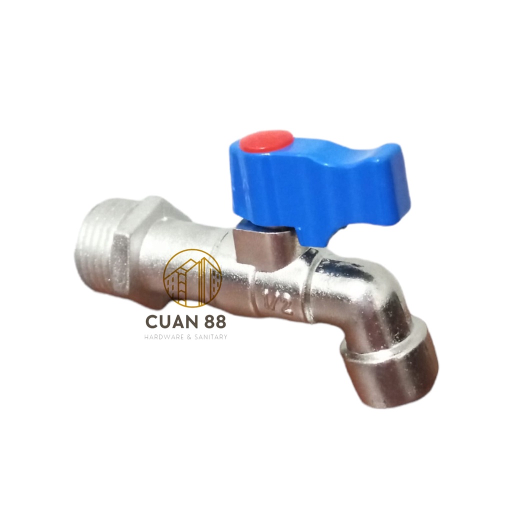 Jual Kran Air Cebol 1/2Inch / Kran Tembok 1/2inch | Shopee Indonesia