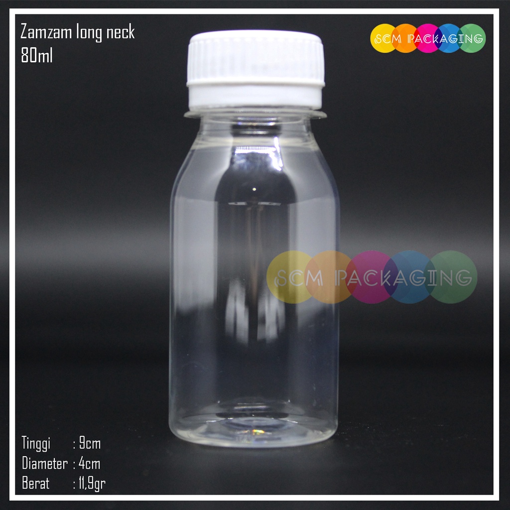 Jual BOTOL PLASTIK ZAMZAM 80ML FIT KE 60ML LN TEBAL PET FOODGRADE ZAM ...