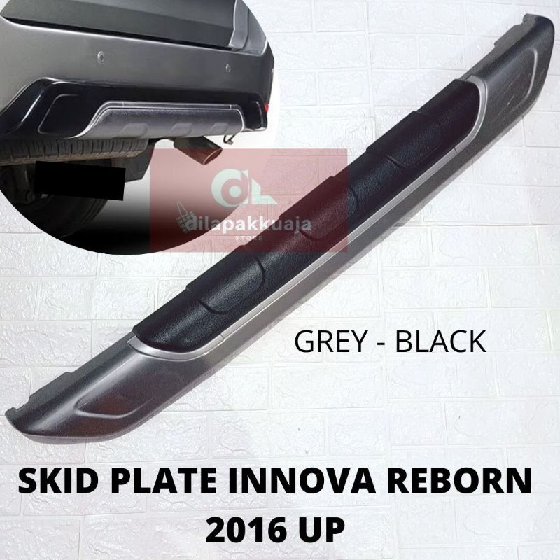 Jual Rear Skidplate Innova Reborn 2016 Up Skid Plate Bumper Skitplate ...