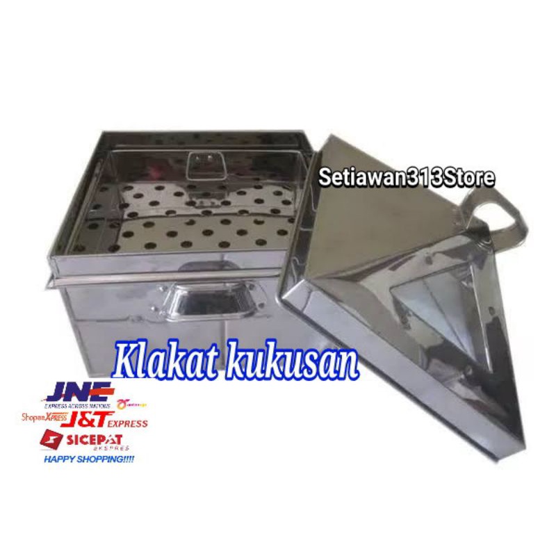 Jual kelakat kukusan berbahan stainless yang bentuk persegi dengan ...