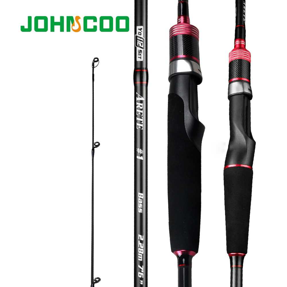 Jual JOHNCOO Joran Pancing Fishing Rod Carbon Fiber - JC230 Hitam Merah 1.8m | Shopee Indonesia
