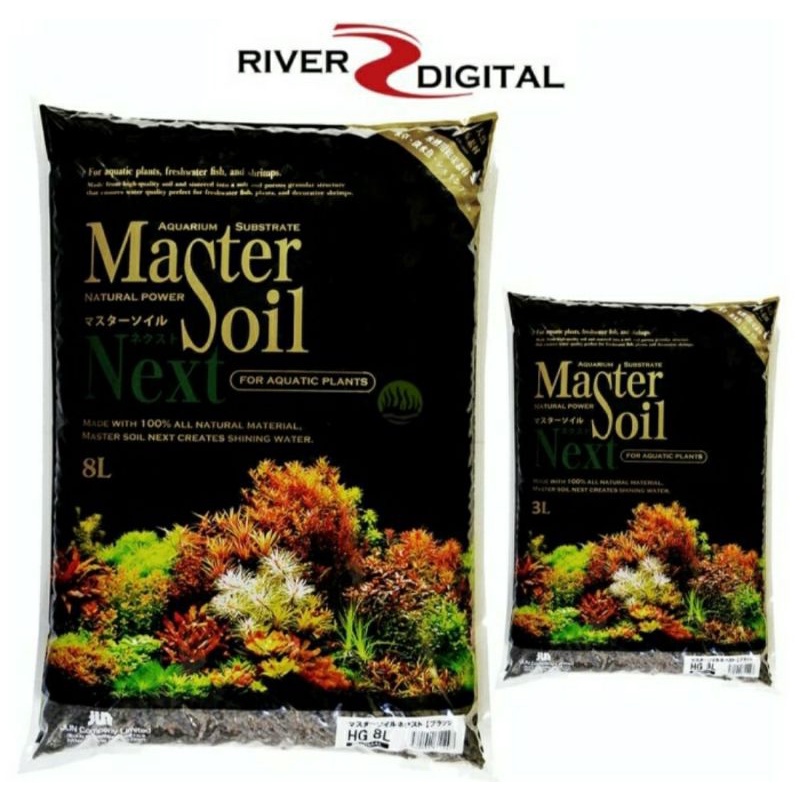 Jual Master Soil Next Natural Powder 8L / Aquascape Japanese Substrate ...