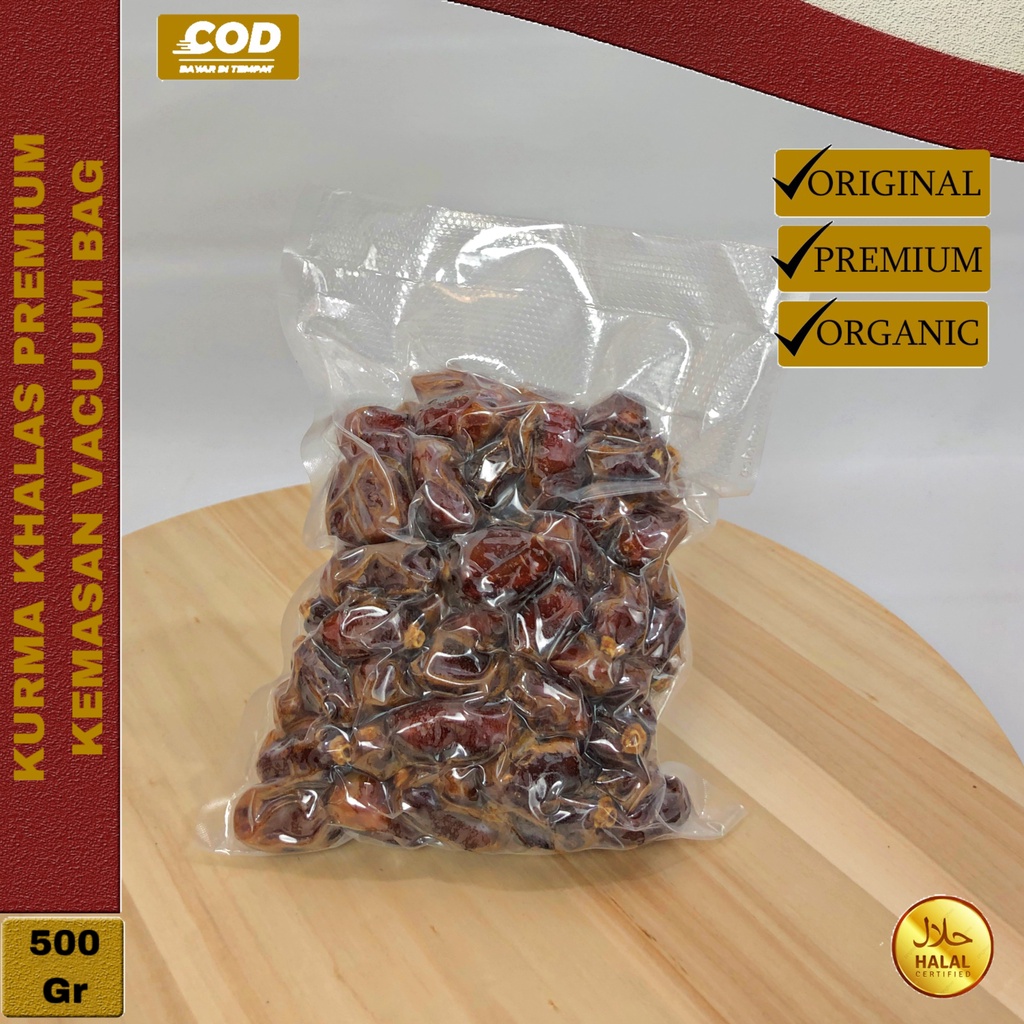 Jual KURMA DATE CROWN KHALAS THERMO 250 gr / KURMA KHALAS DATE CROW ...