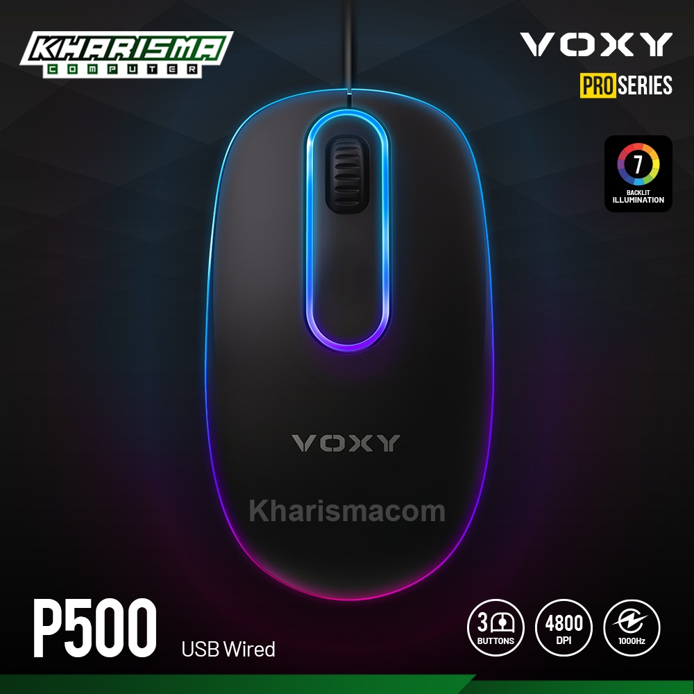 Jual Mouse USB Voxy P500/Mouse RGB | Shopee Indonesia