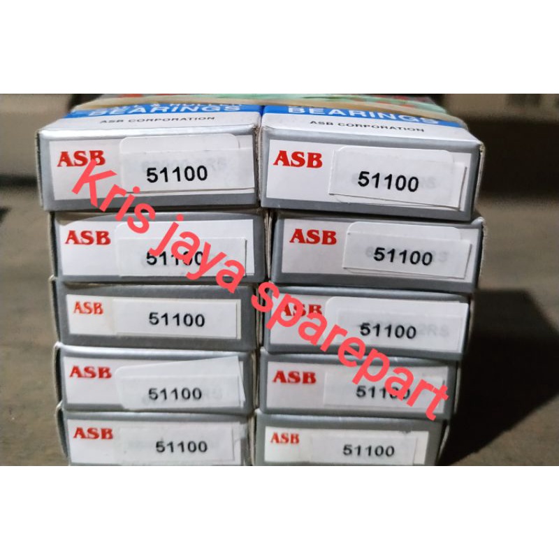 Jual Bearing Thrust ball seri 51100 Koyo , 51100 asb, 51100 ntn, 51104 ...