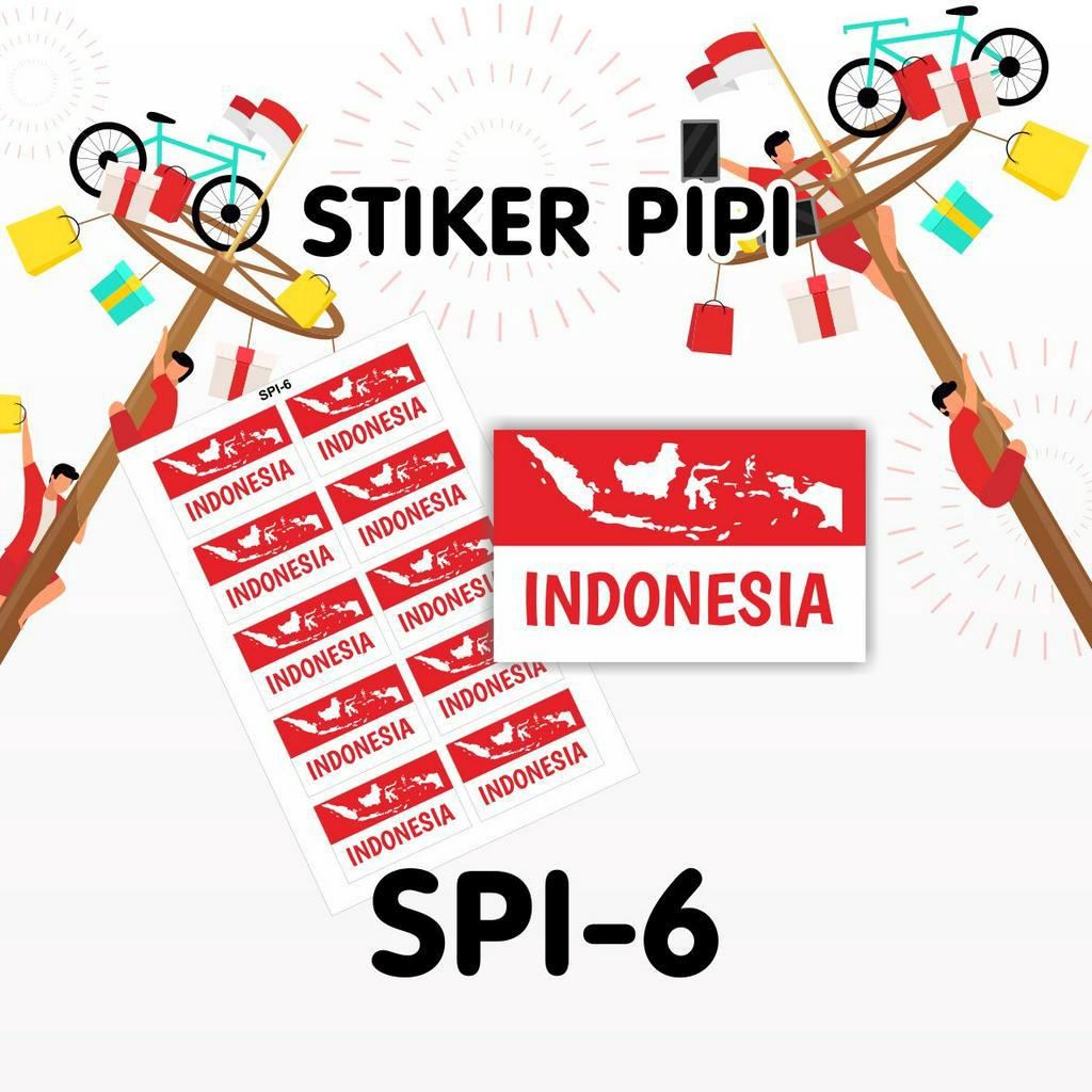 Jual Stiker Pipi Bendera - Sticker Pipi Merah Putih - indonesia 17 ...