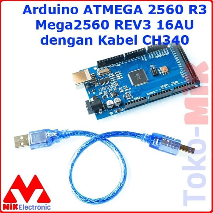 Jual ARDUINO ATMEGA 2560 R3 MEGA 2560 MEGA2560 ATMEGA2560-16AU PCB ...