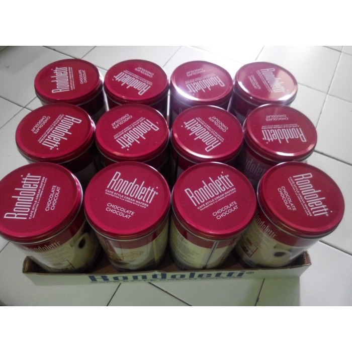 Jual Wafer-Biskuit- Promo Wafer Assorted Rondoletti 400 Gr Rasa Coklat ...