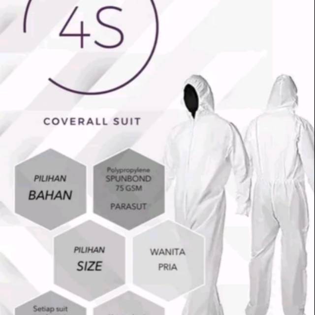 Jual Baju APD baju HAZMAT suit anti air Baju pelindung bahan kimia ...